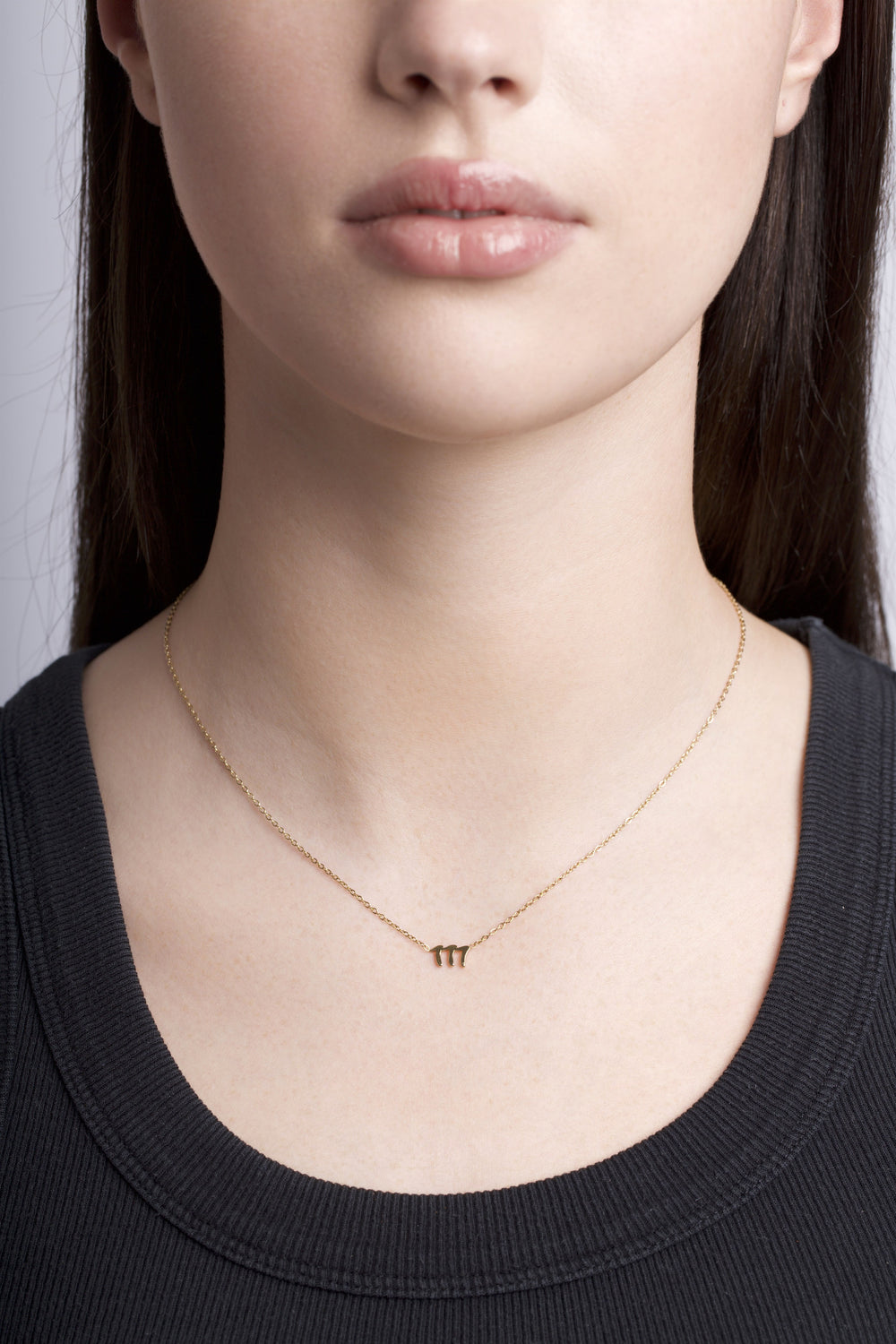 GOLD 111 INTUITION NECKLACE
