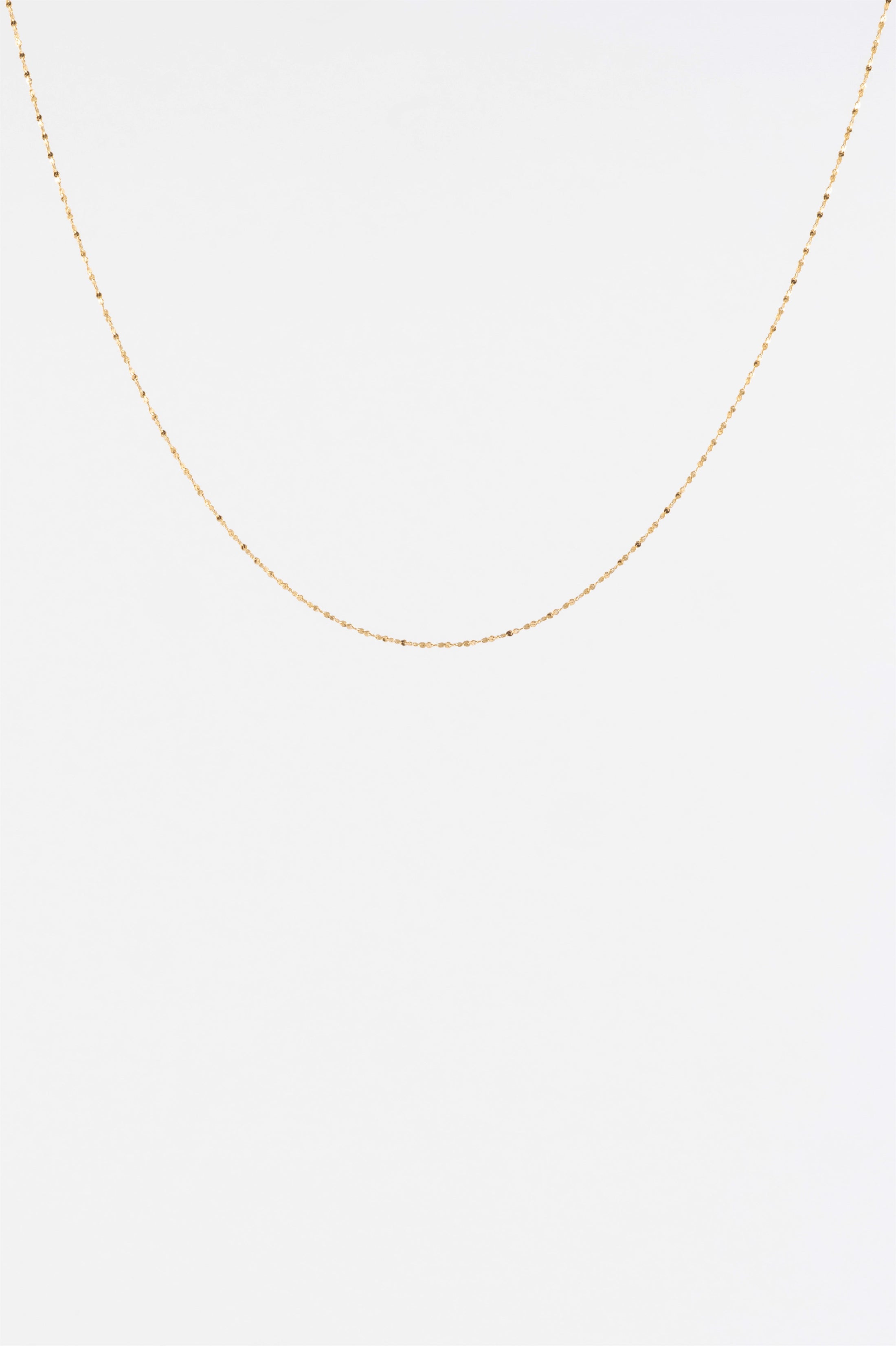 GOLD FINE GLITZY CHAIN NECKLACE
