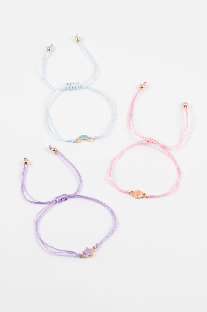 GOLD SUN MOON PASTEL TOGGLE BRACELET PACK