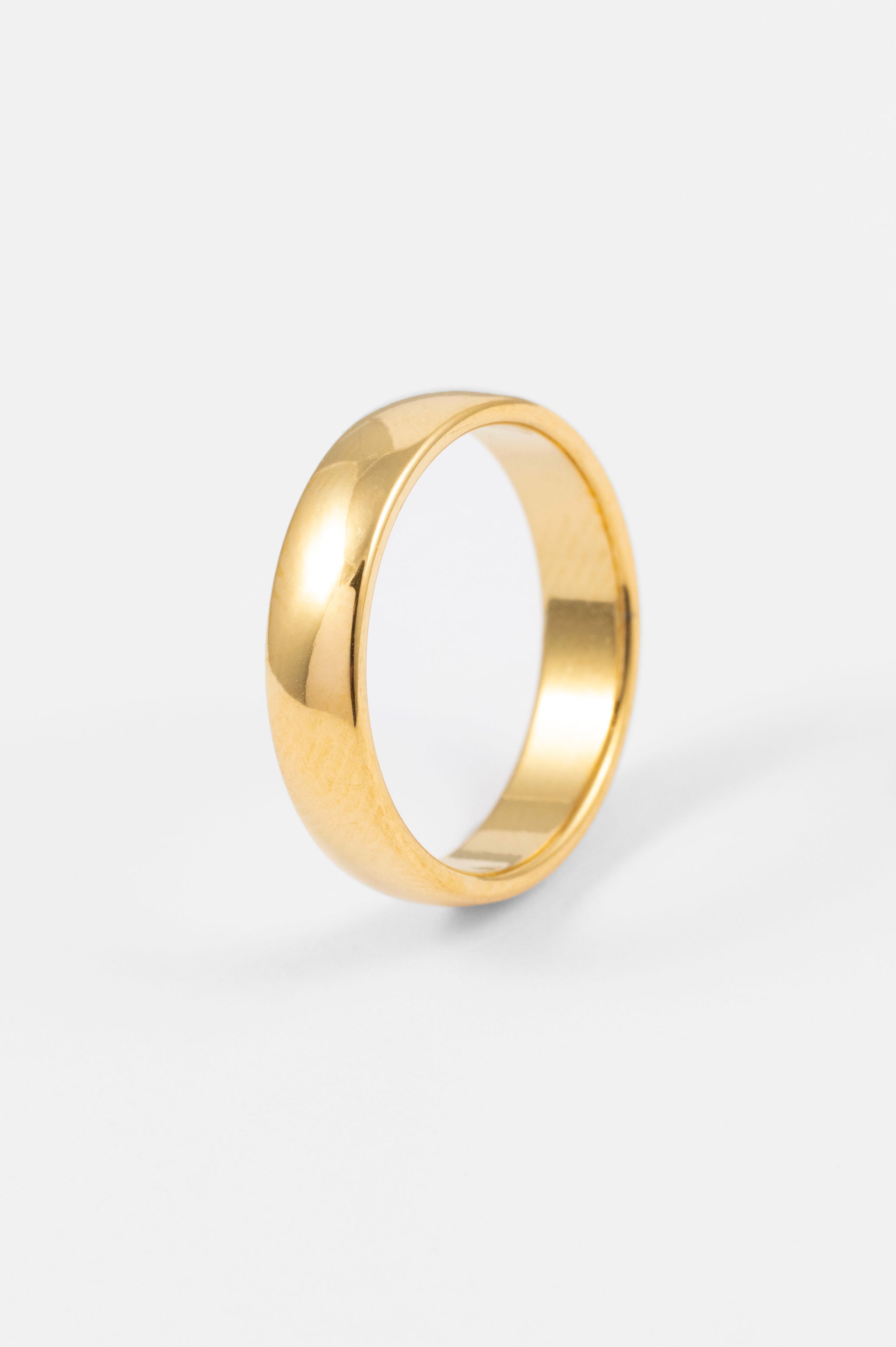 WP GOLD PLAIN PINKY BAND RING - ML
